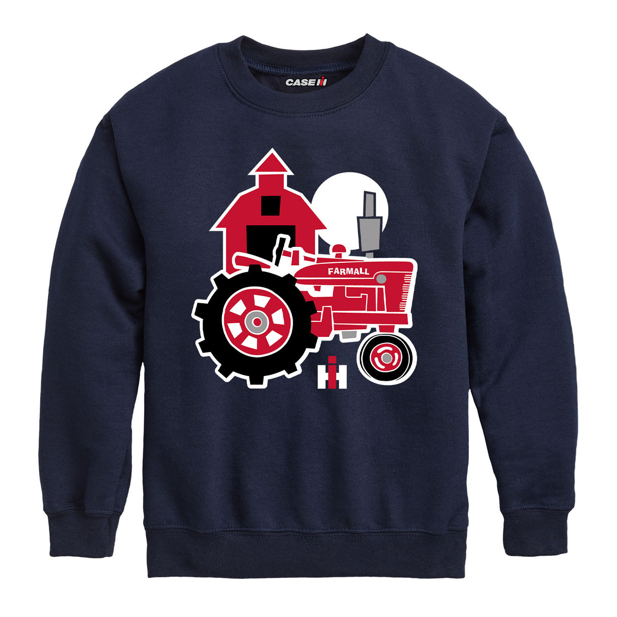 Farmall Tractor and Barn Kids Crew Fleece — Air Waves Wholesale