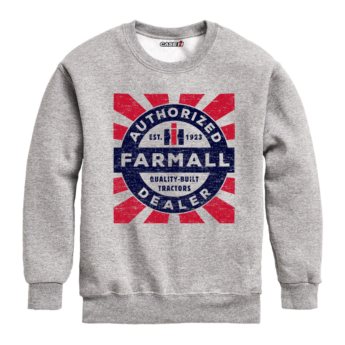 Farmall Authorized Dealer Sign Kids Crew Fleece — Air Waves Wholesale